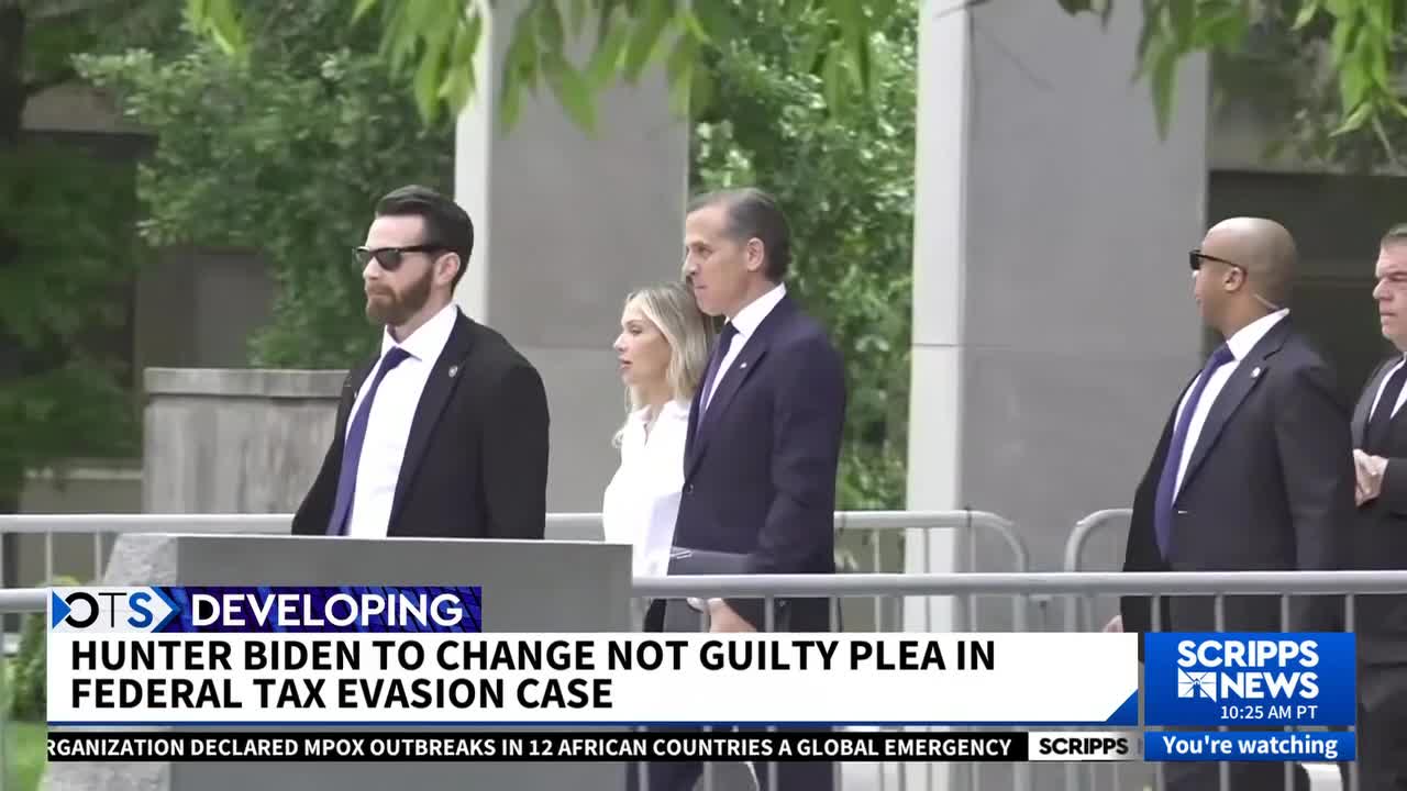 Hunter Biden pleads guilty in federal tax evasion case