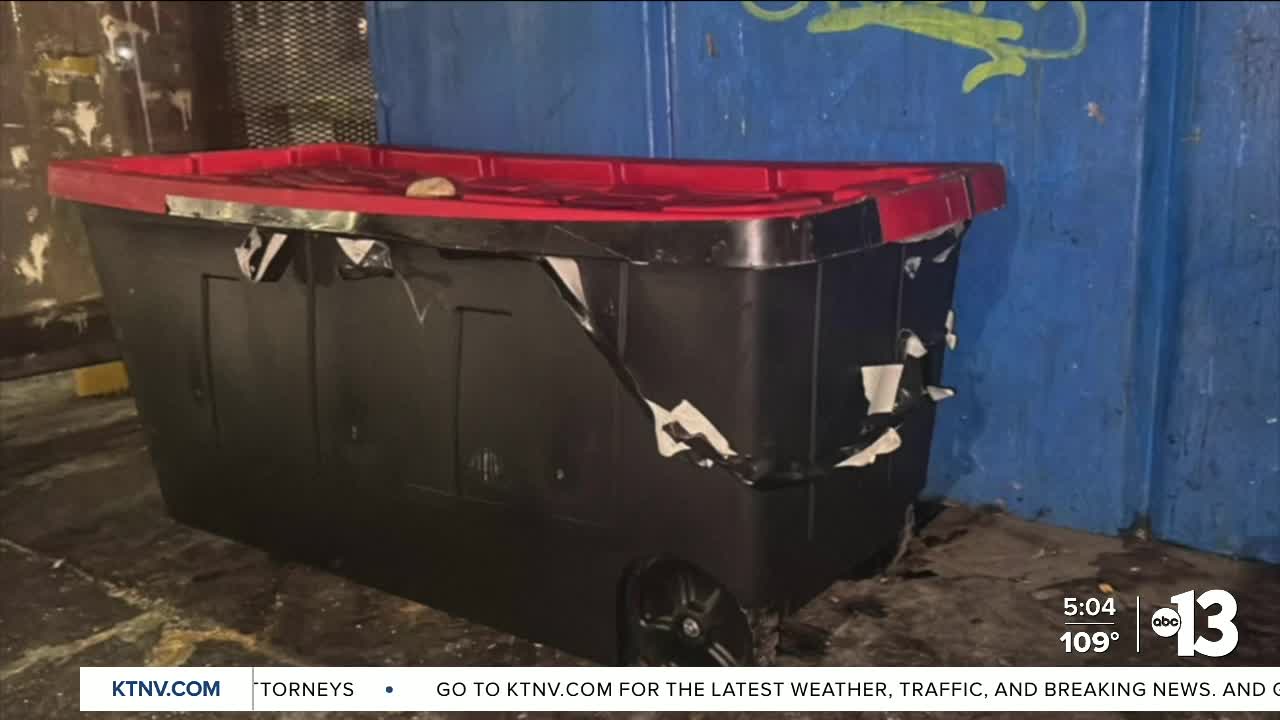 English bulldog found in closed, taped plastic container has died