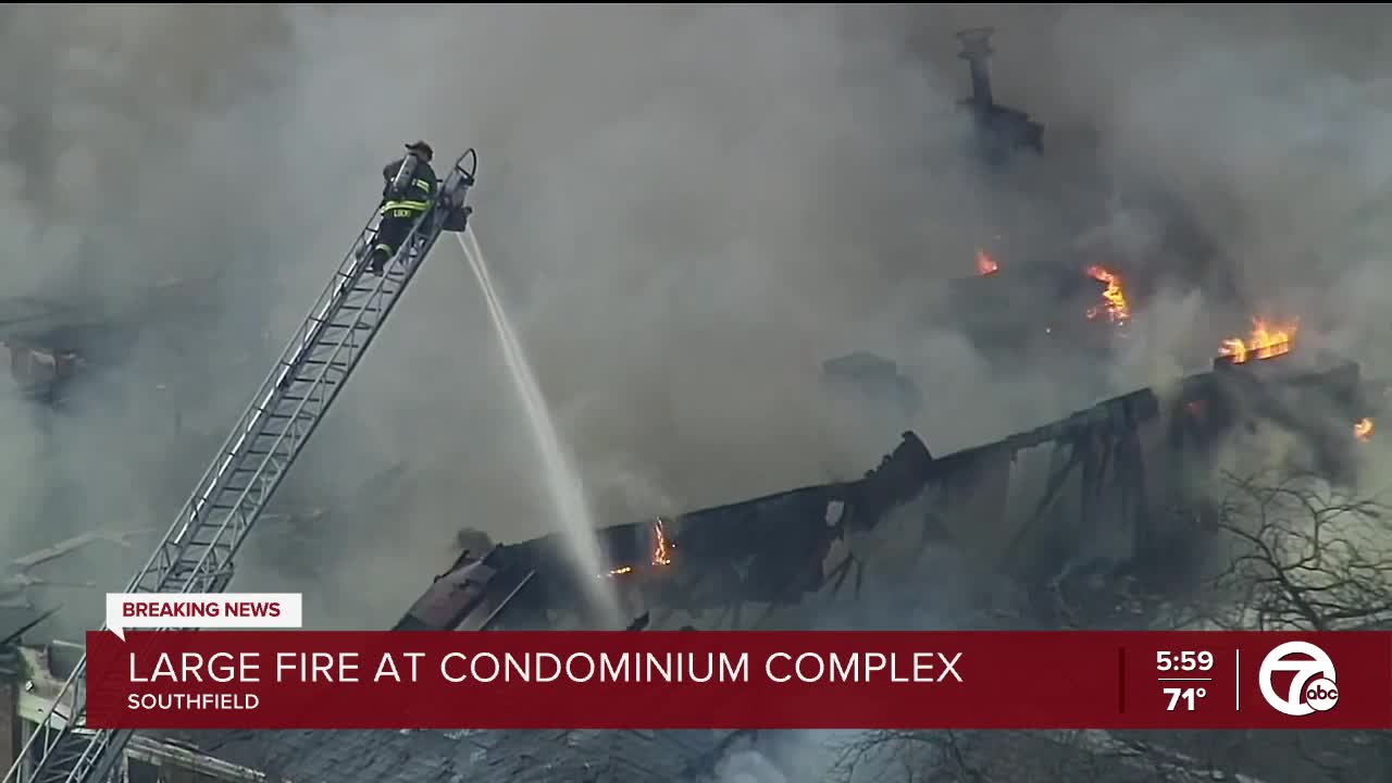 1 killed, others injured after large fire at condominium complex in ...