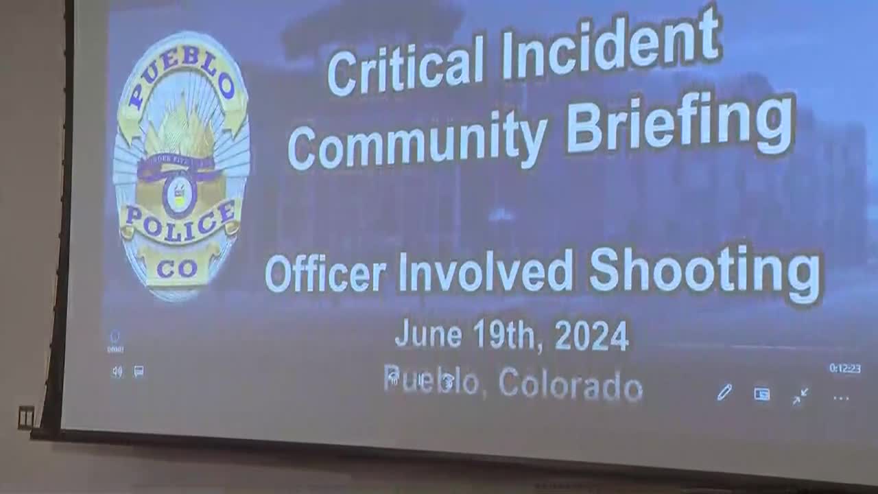 Body camera footage released from officer-involved shooting in Pueblo