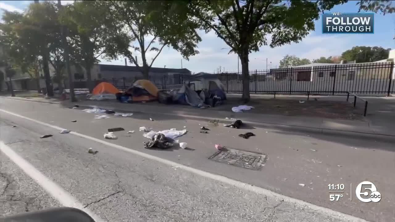 CLE homeless tent encampments growing downtown, leaders search for ...