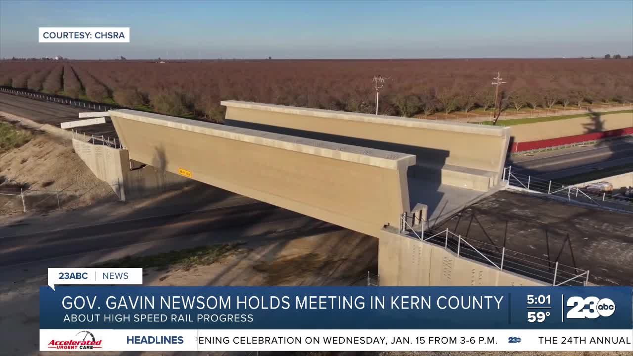 Governor Newsom announces progress on California HSR Project