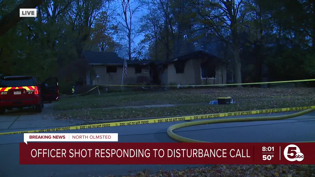 We now have more details on the police shooting and fire in North Olmsted