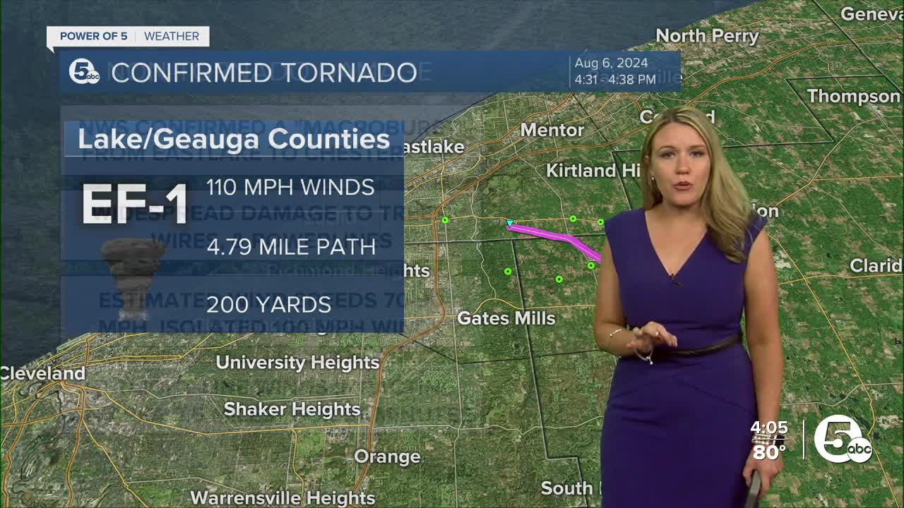 Tornado count now at 4 ... plus a macroburst