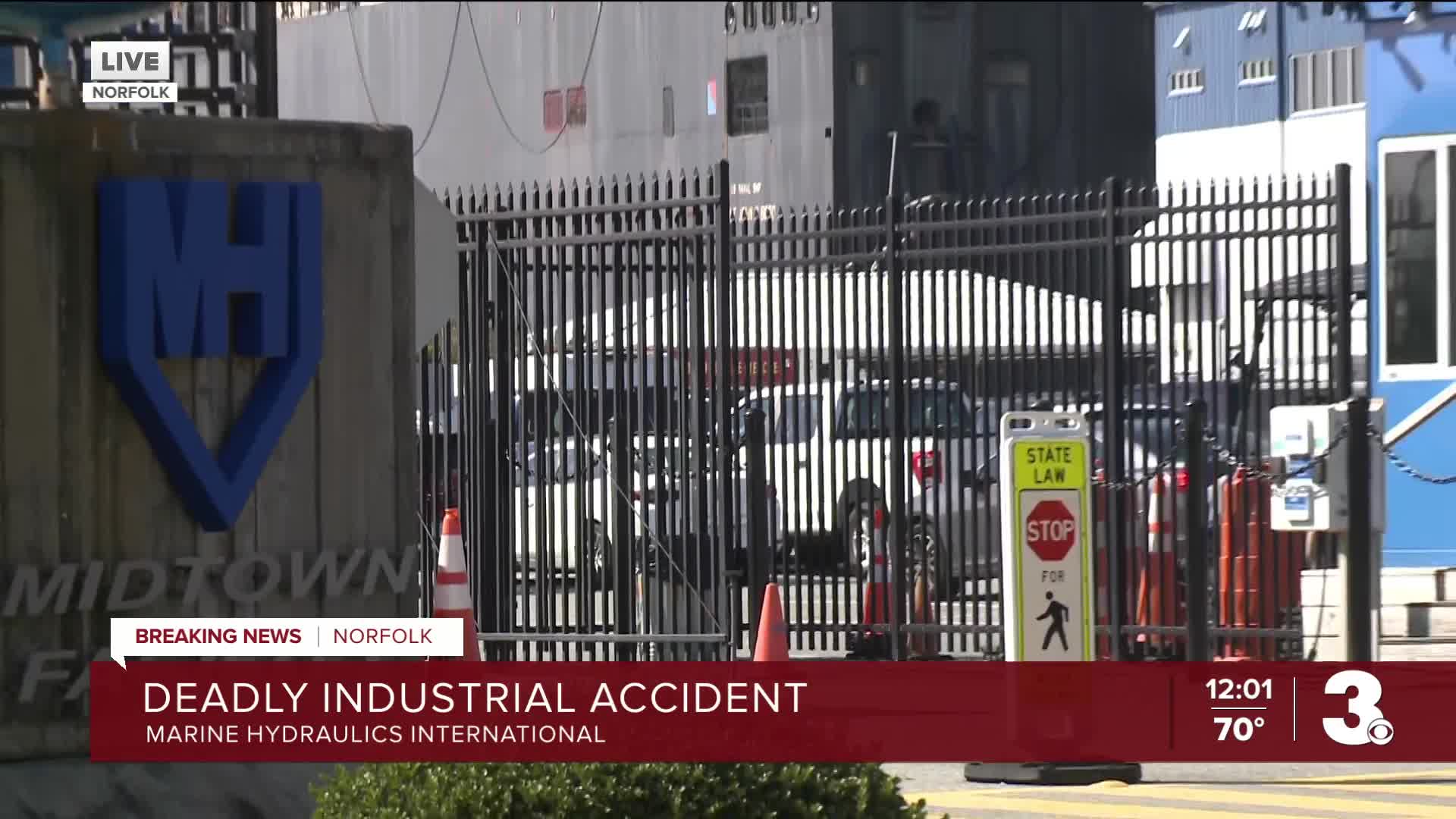 2nd shipyard worker dies following industrial accident at Marine Hydraulics