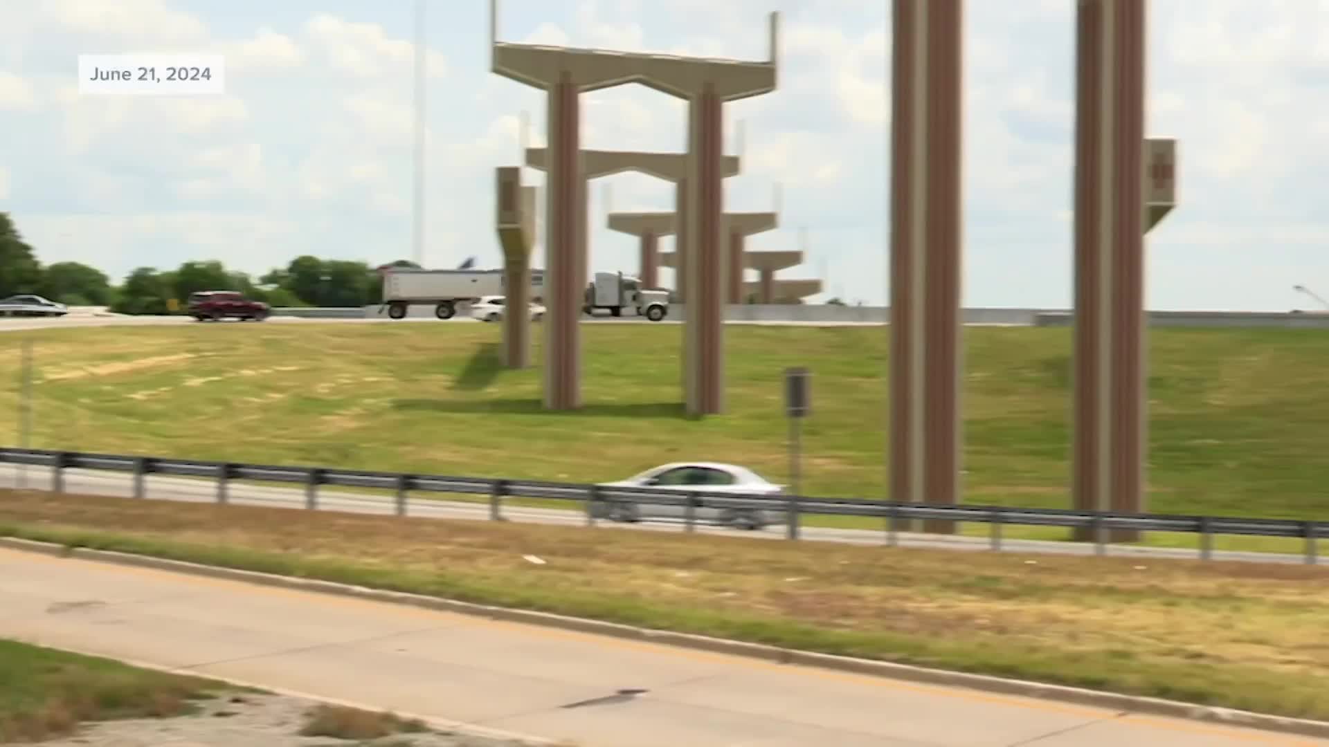 West Tulsa 'Traffic Henge' construction to continue April 7