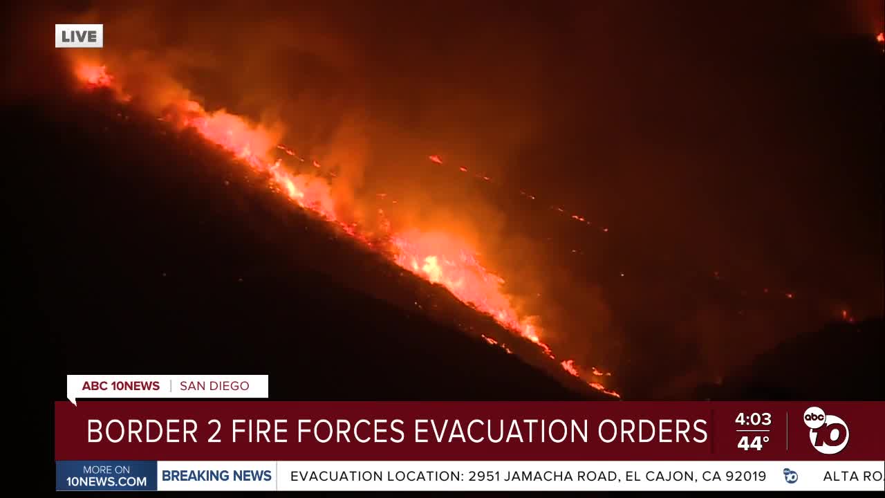 LIVE UPDATES: Border 2 Fire now 6,000+ acres, evacuations underway