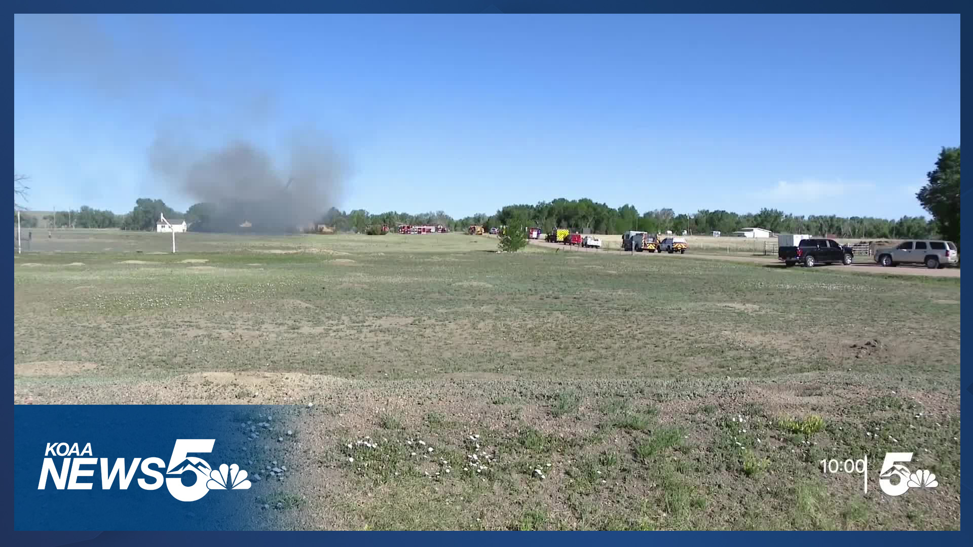 Several agencies extinguish house fire in Fountain Thursday evening