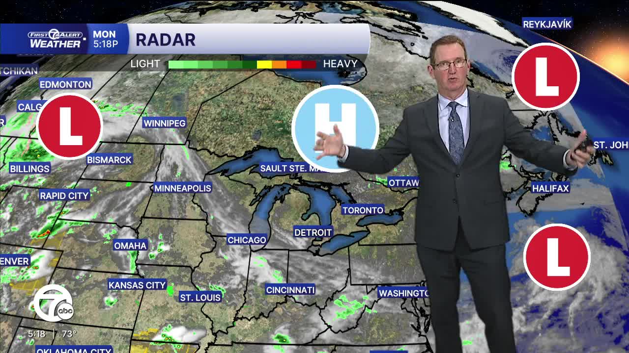 Metro Detroit Forecast: Staying dry through Thursday