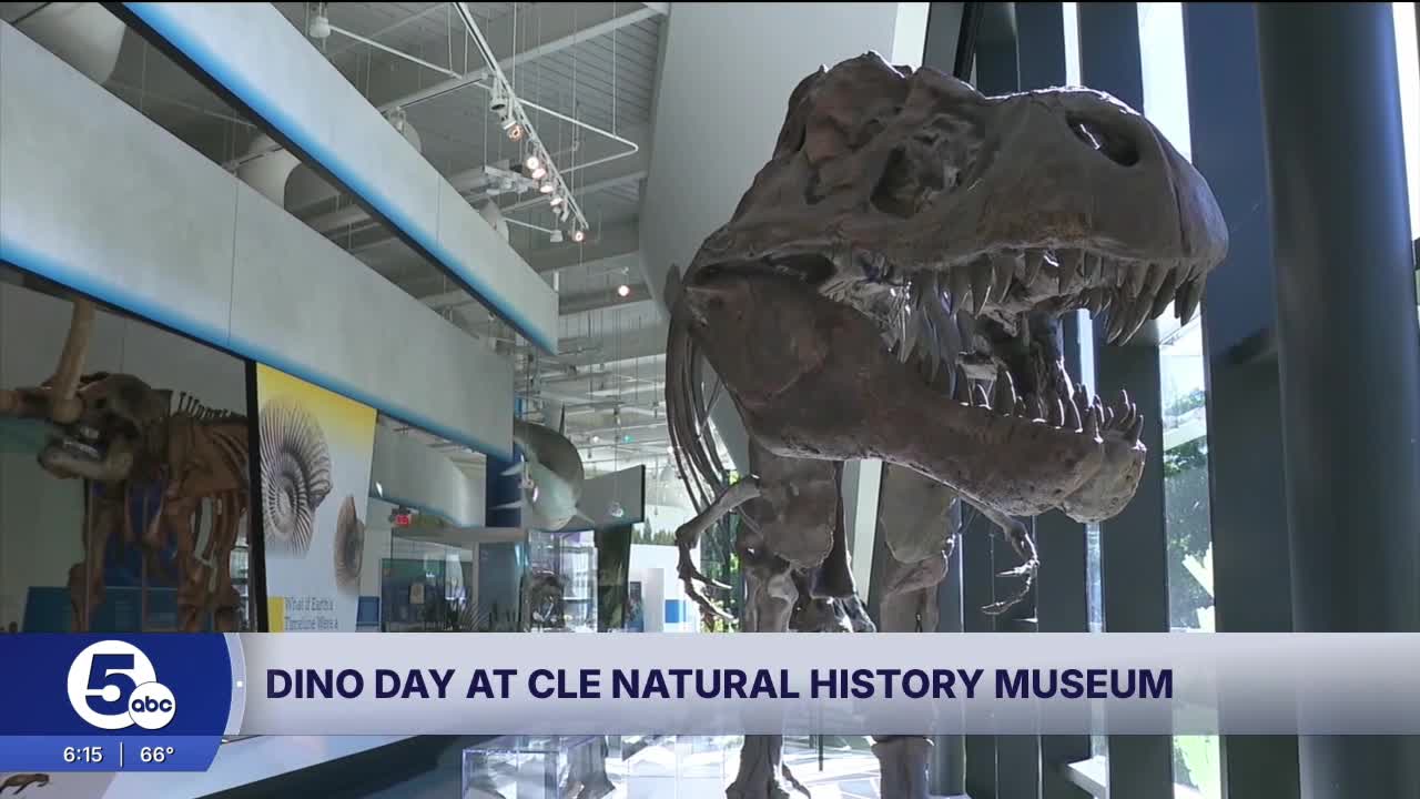 Dino Day brings prehistoric fun to Cleveland Museum of Natural History
