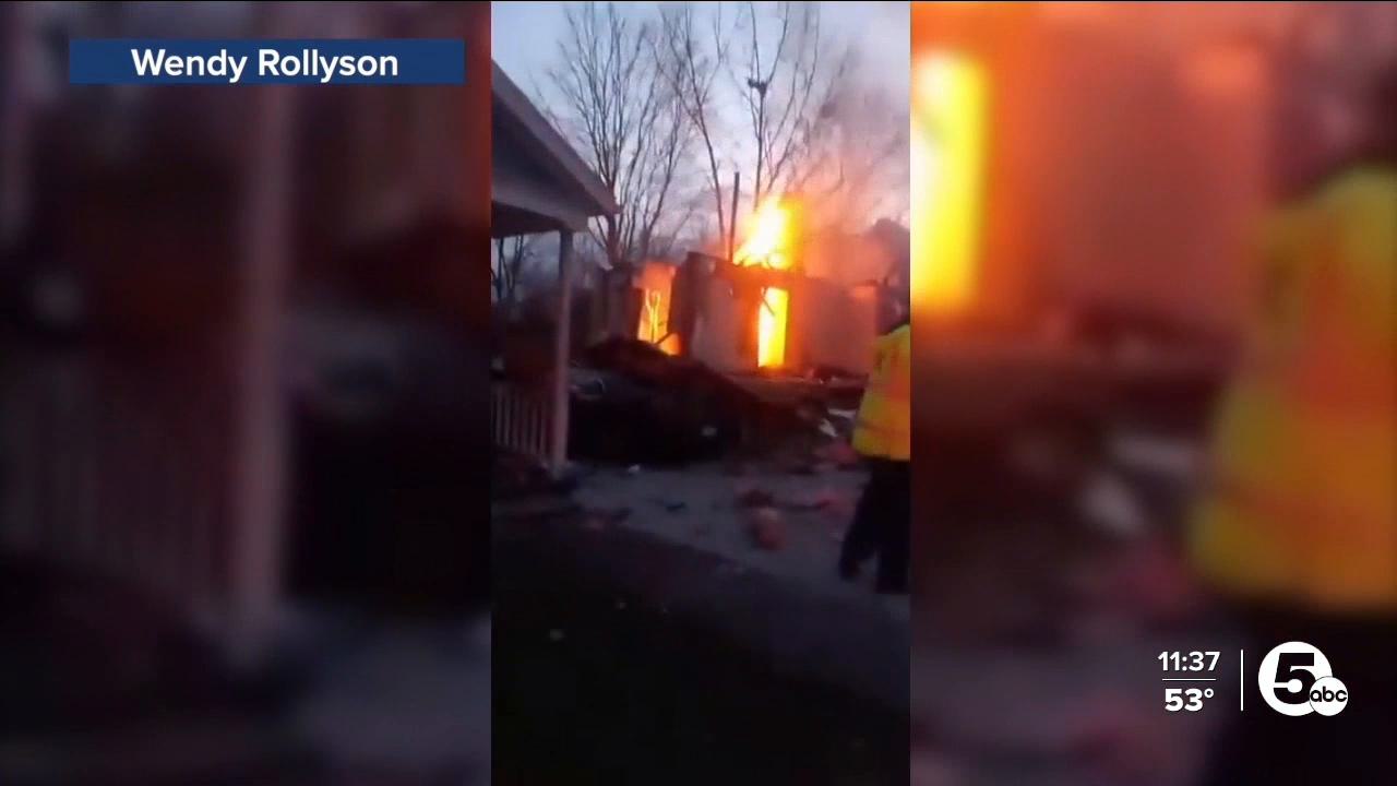 Firefighters searching for cause after house explodes in Barberton