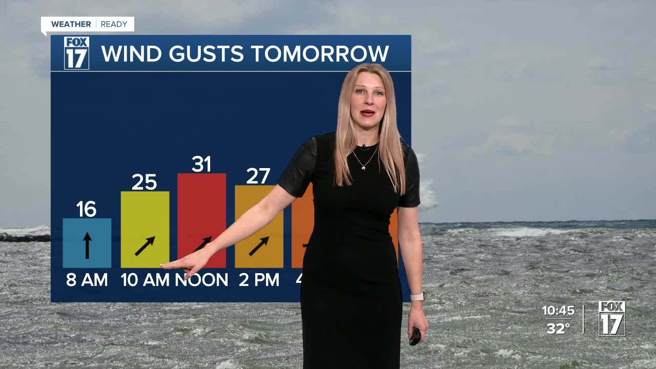 Tonight's Forecast: Partly cloudy, breezy at times