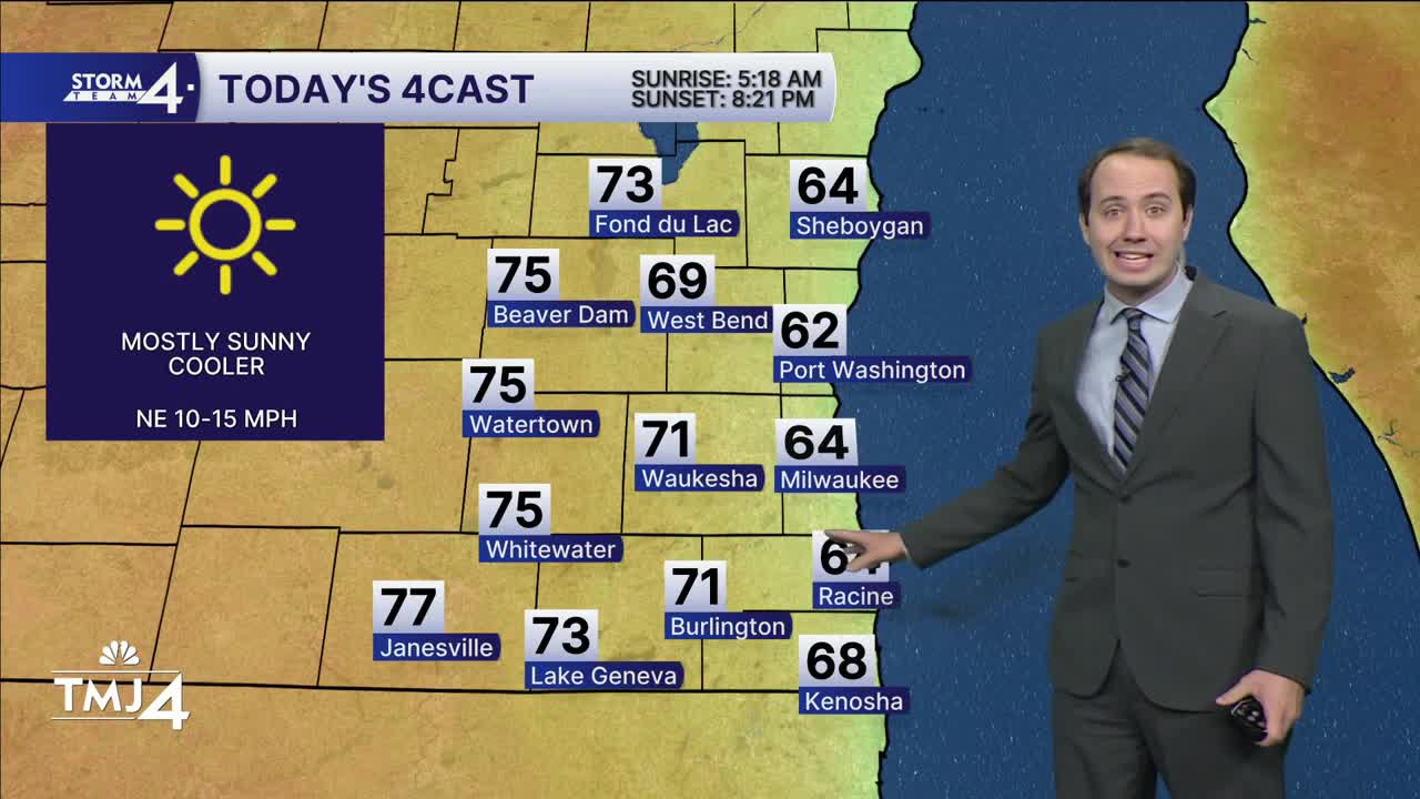 Southeast Wisconsin weather: Lots of sun and very nice temps