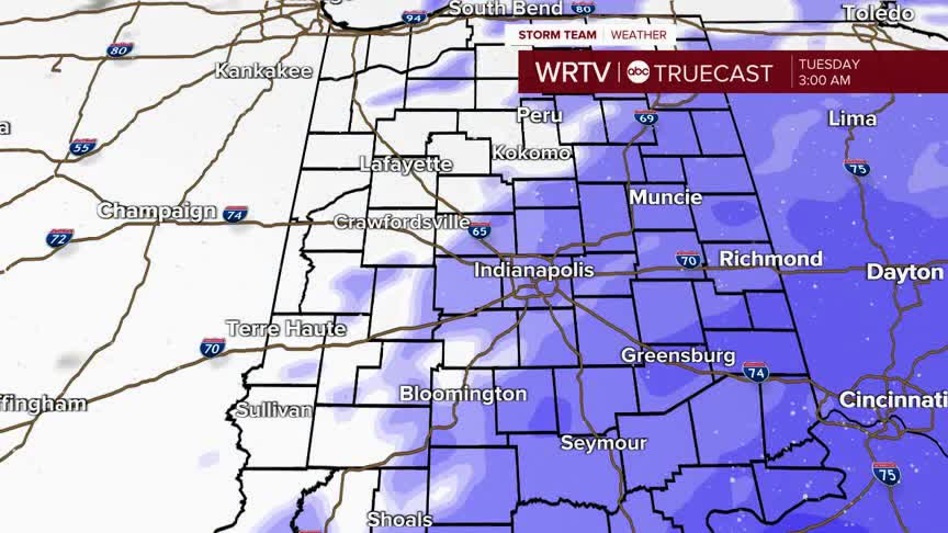 Winter weather advisory: snow continues into early Tuesday