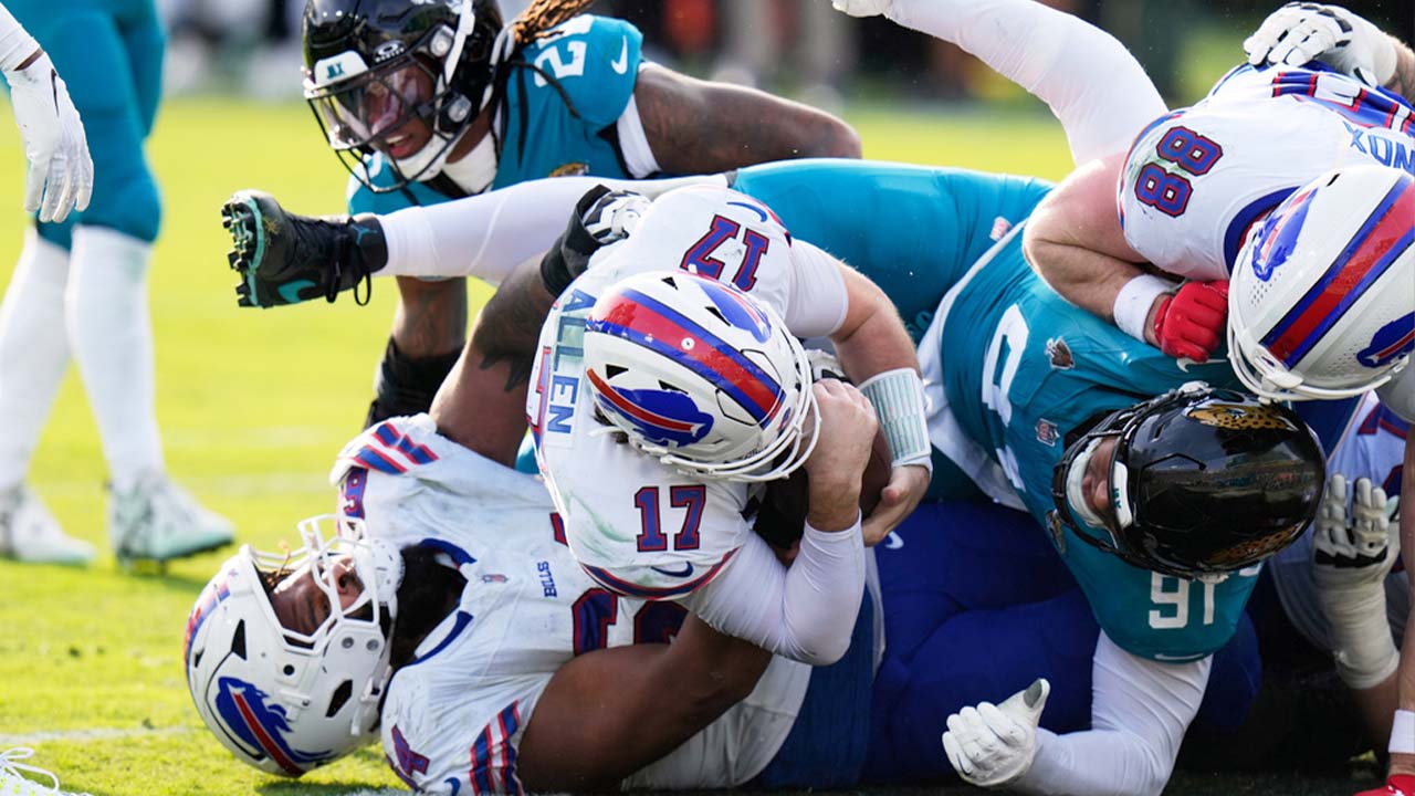 Josh Allen leads Bills over Jags 27-24 for first road playoff victory ...
