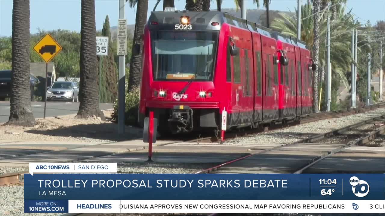 La Mesa Trolley improvement study draws mixed reactions from residents