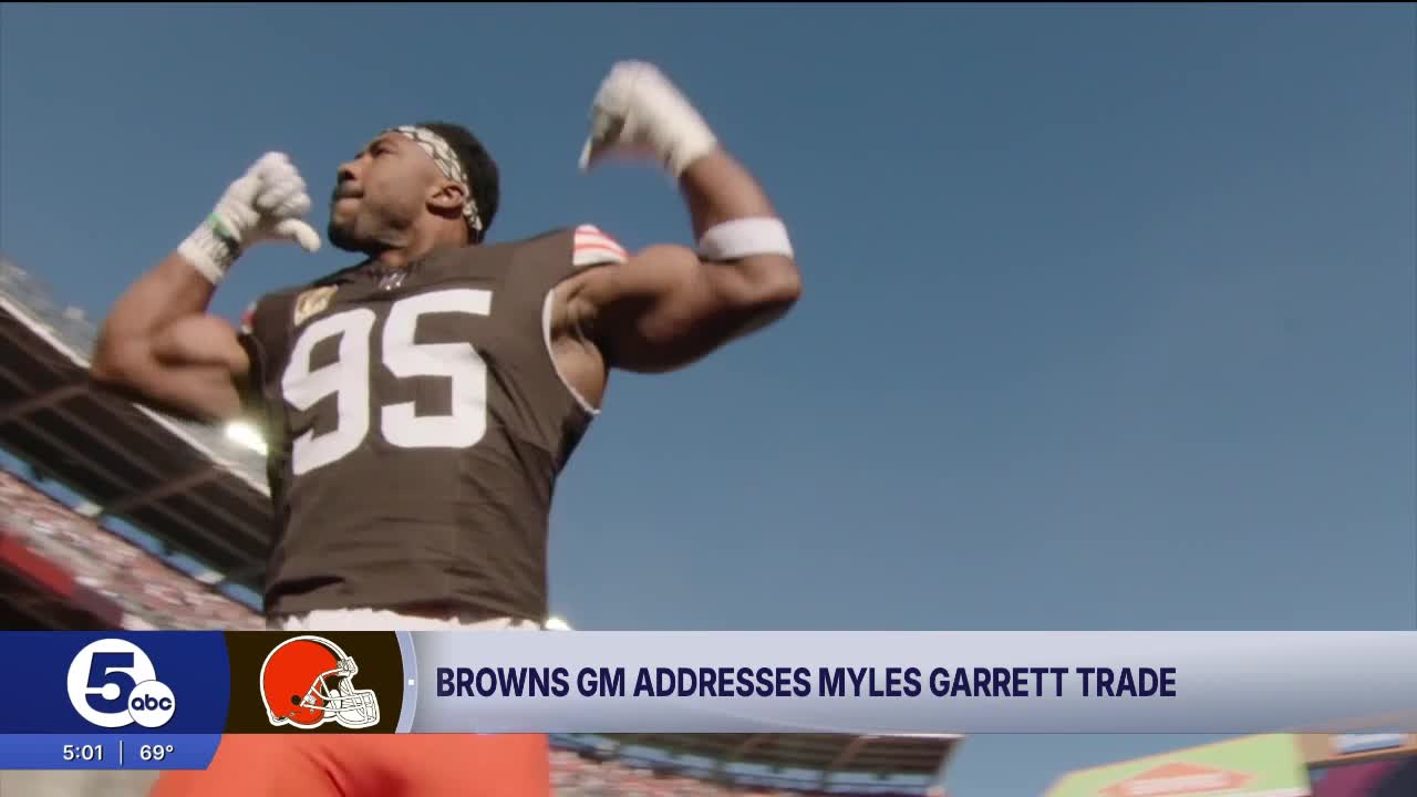 What Andrew Berry had to say after the Myles Garrett trade