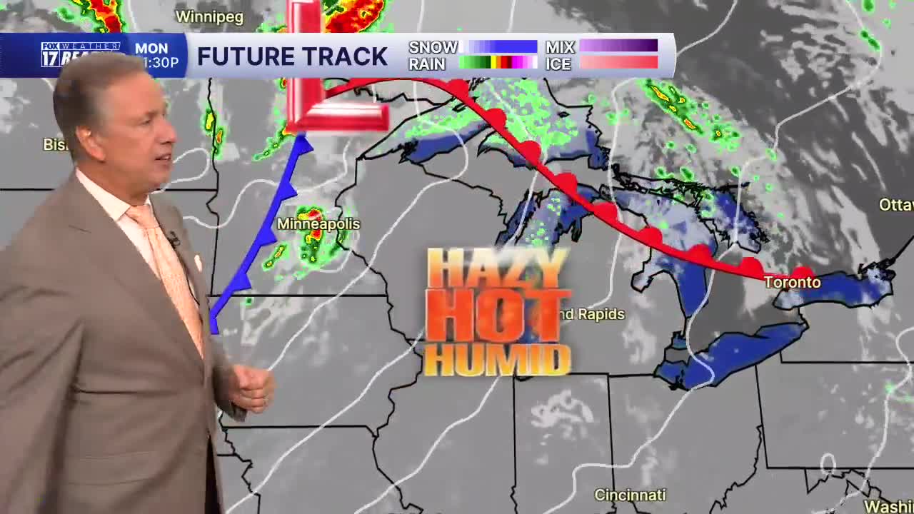 Tonight's Forecast: Partly cloudy, warm and humid