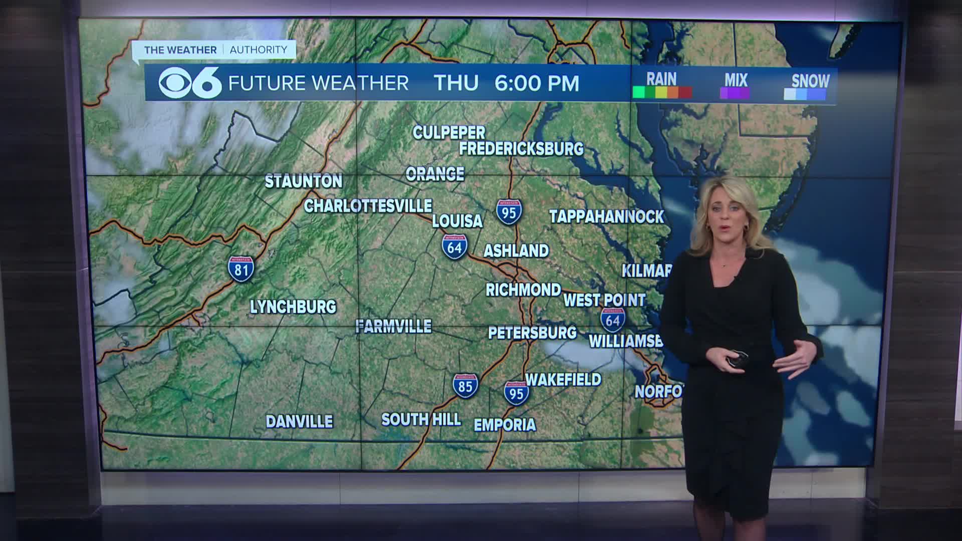 Rain, wintry mix in Central Virginia along with coldest air in weeks