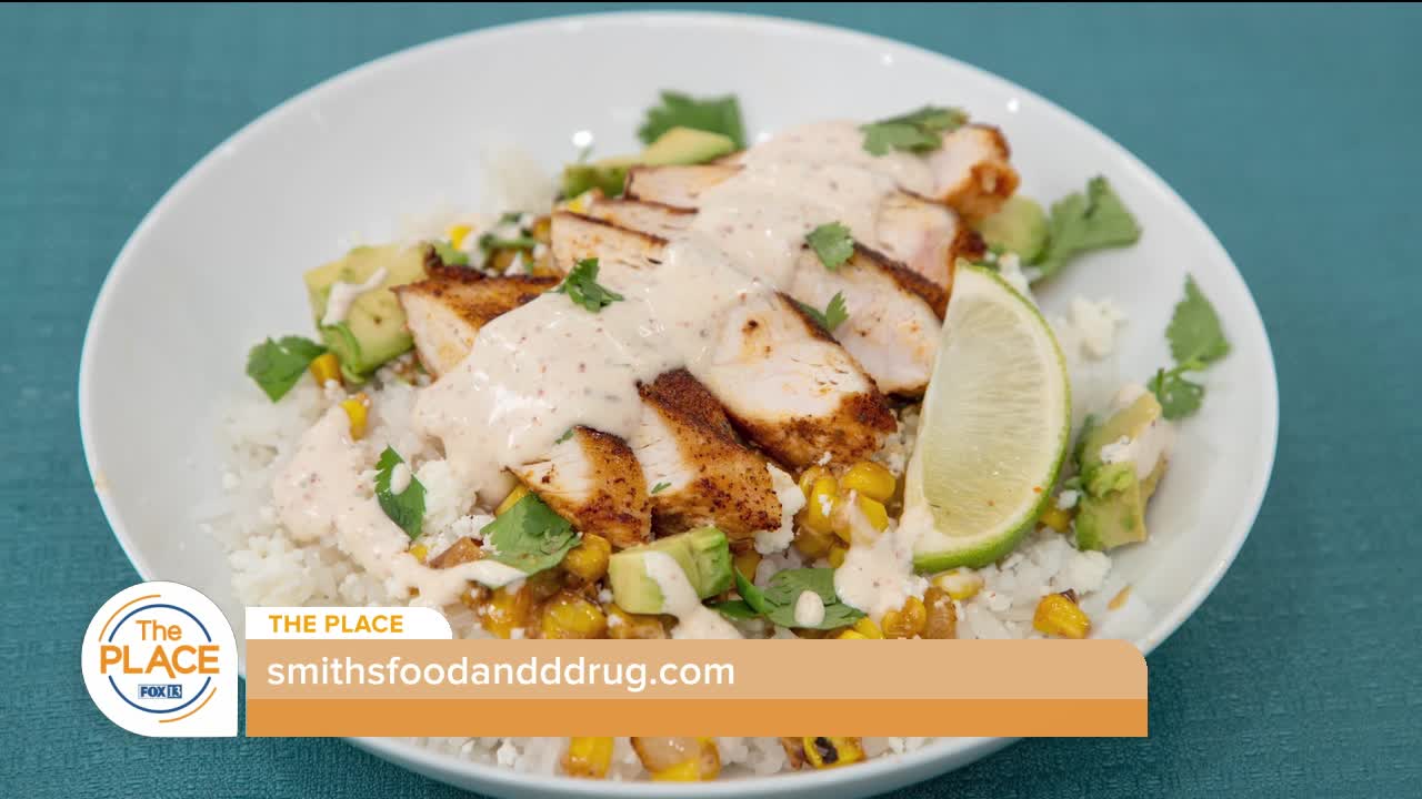 Street Corn, Chicken & Rice Bowls recipe by Smith's Chef Jeff Jackson