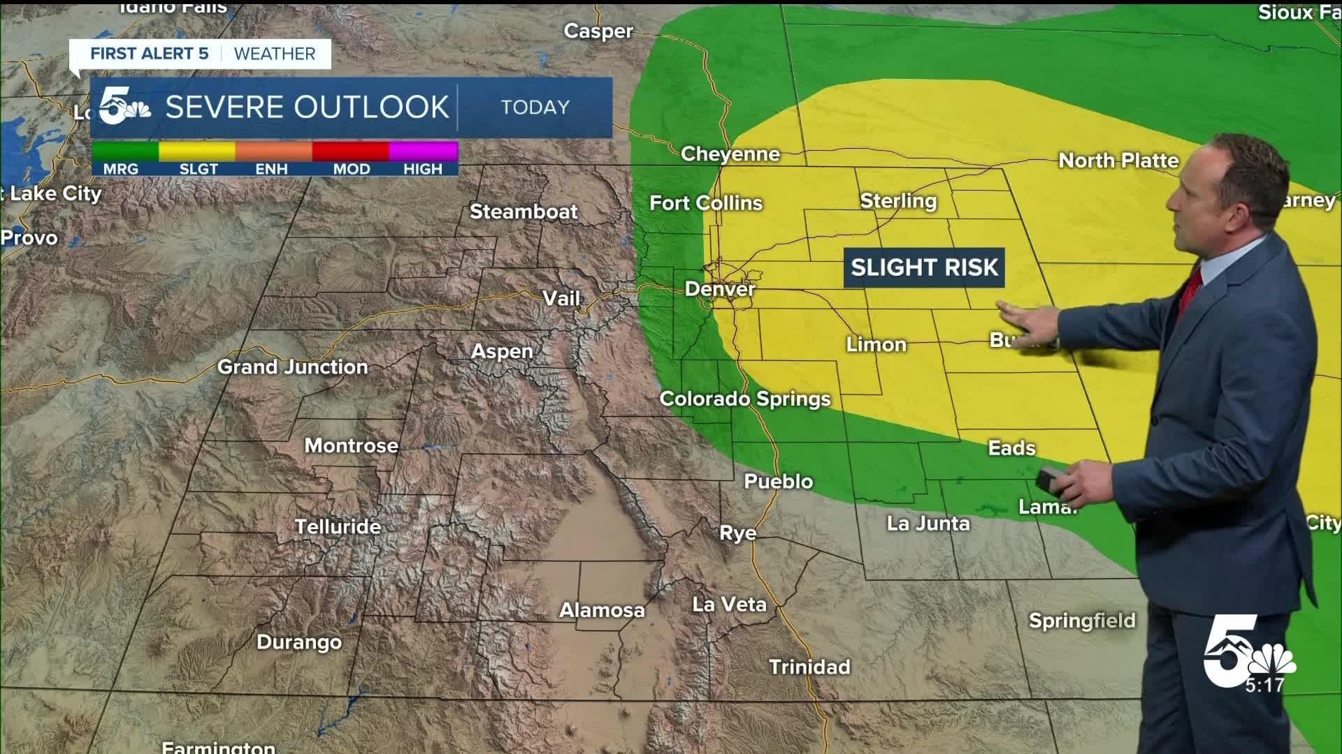 Heat continues early this week, with high fire danger through Wednesday