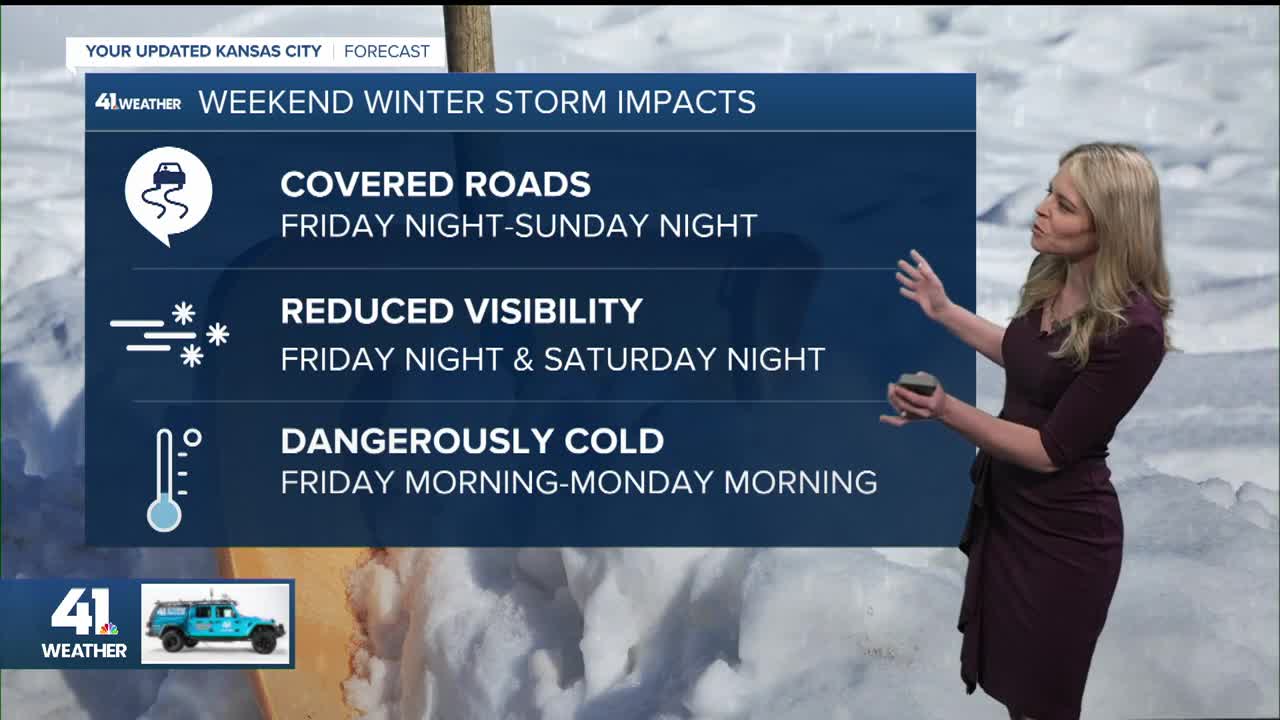 KSHB 41 Weather | Weekend snow, dangerous cold on Kansas City's doorstep