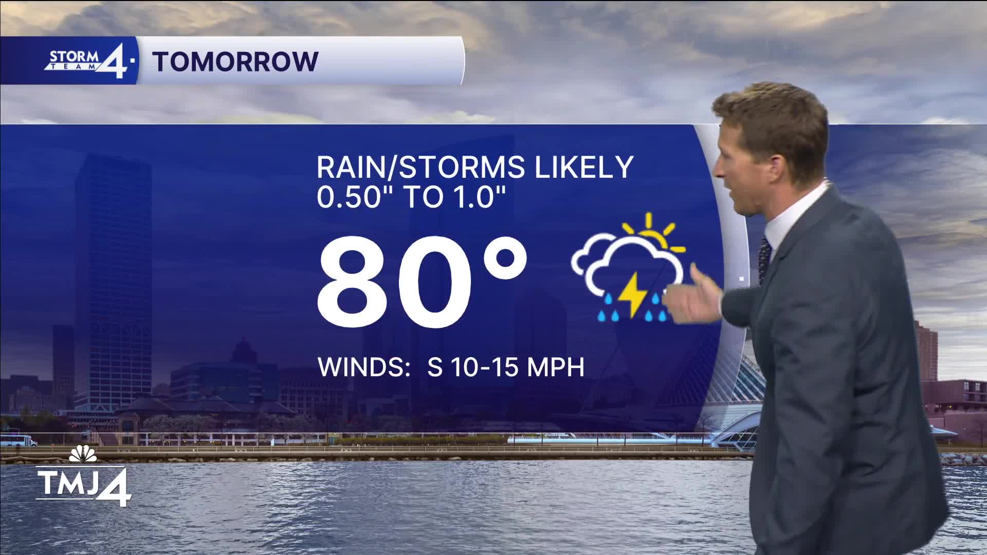 Southeast Wisconsin weather: Hot and dry today with rain arriving overnight