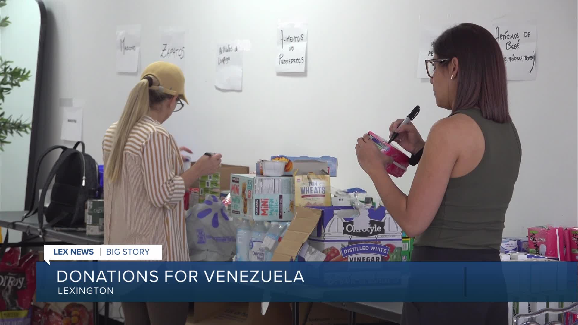 Venezuelans in Lexington organize donation drive after deadly earthquakes