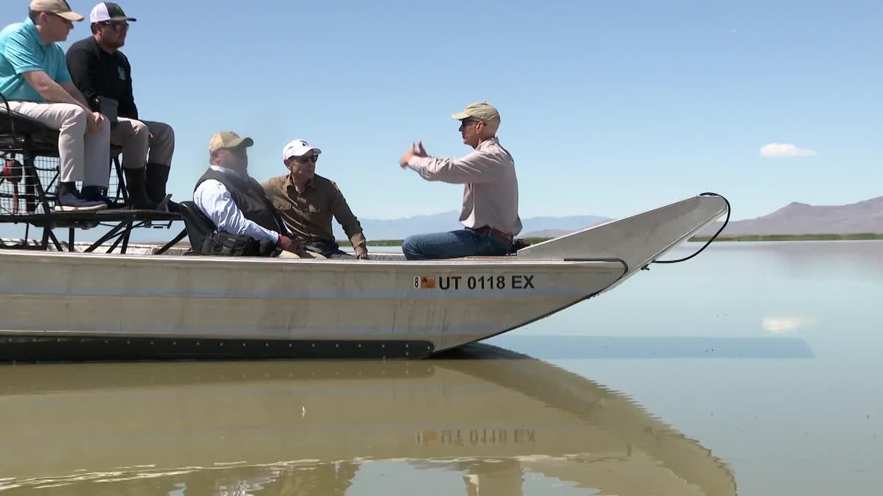 EPA administrator visits Great Salt Lake during tour with Utah leaders