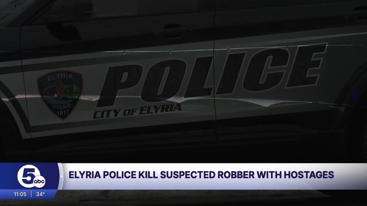 Robbery suspect fatally shot by Elyria Police