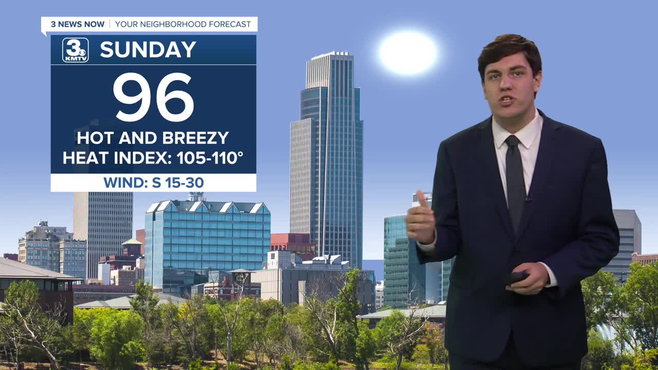 Summertime heat and humidity begin today for the Omaha area