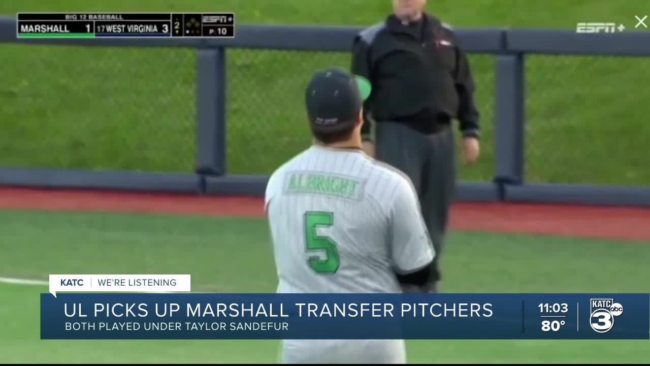 UL baseball adds pair of Marshall pitchers as offseason roster takes shape