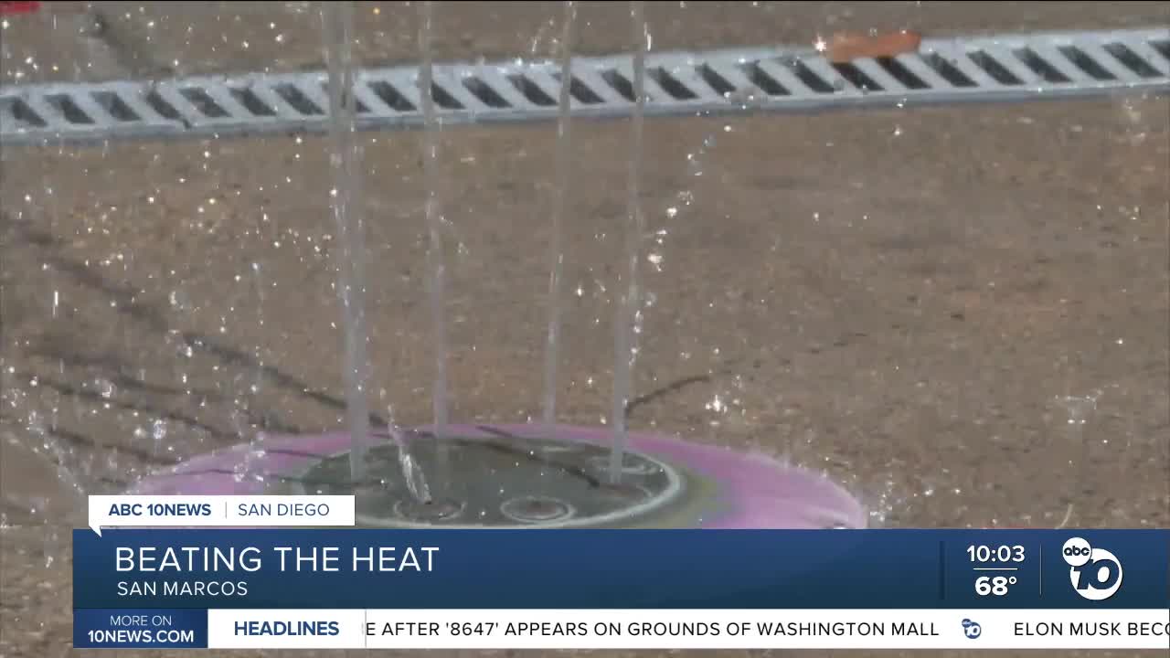 San Marcos families beat the heat at splash pads and shaded parks