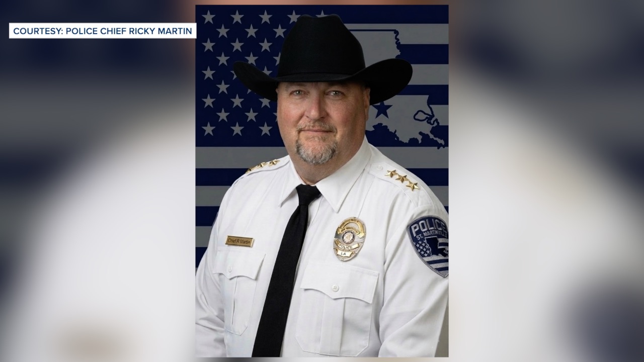 Police Chief Ricky Martin announces retirement