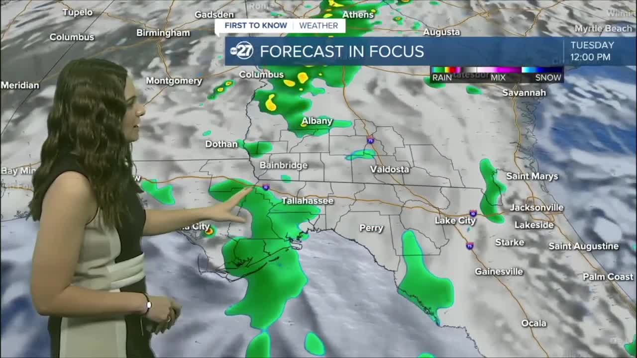 Another afternoon of isolated showers