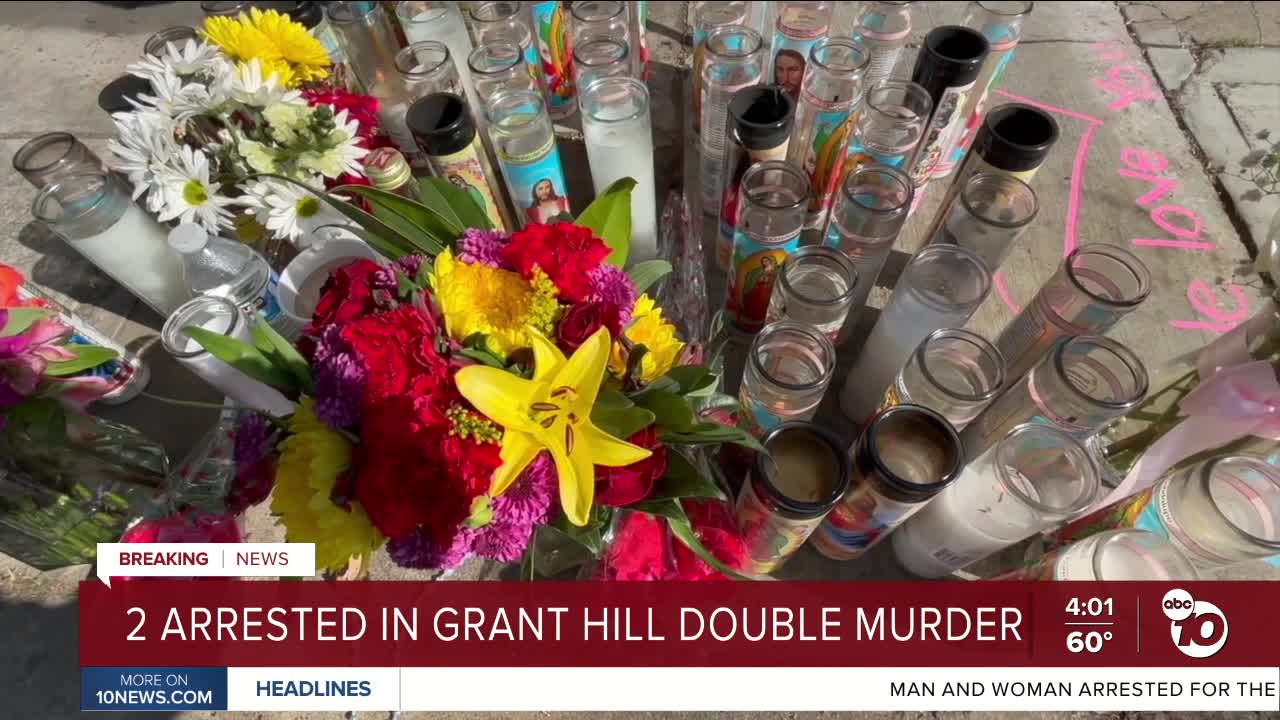 San Diego police arrest 2 people in deadly Grant Hill shooting