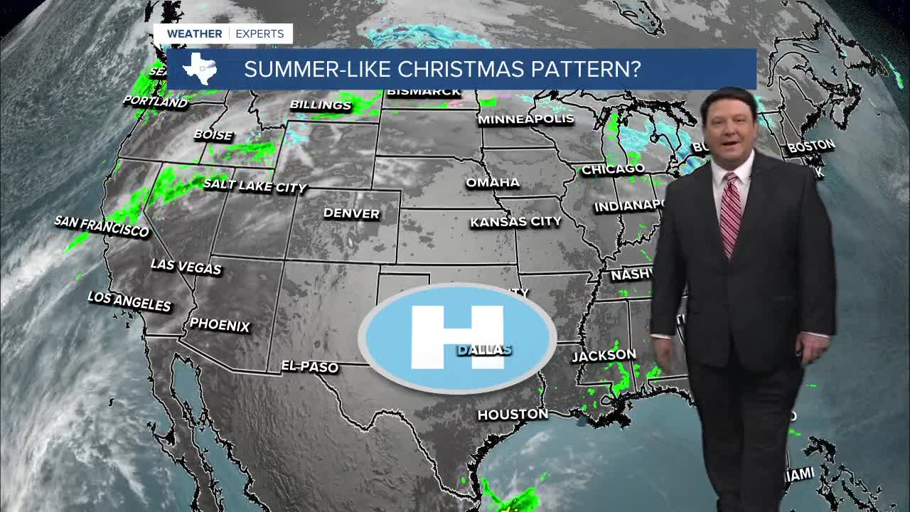 Unseasonably warm Christmas weather