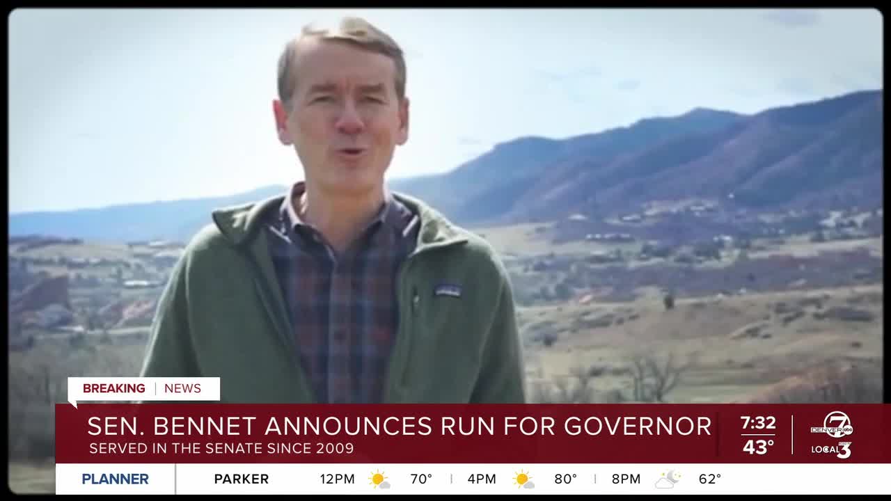 CO U.S. Senator Michael Bennet officially announces run for governor Friday