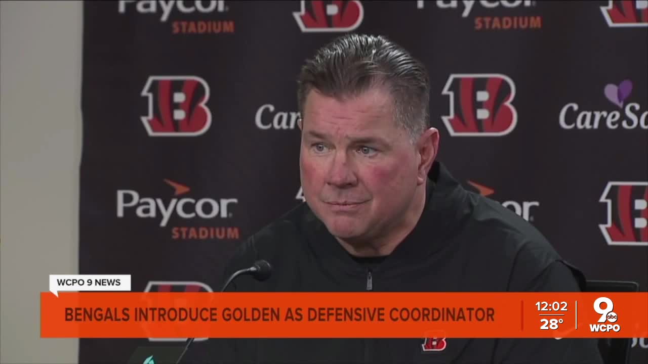 Bengals introduce Al Golden as team's new defensive coordinator