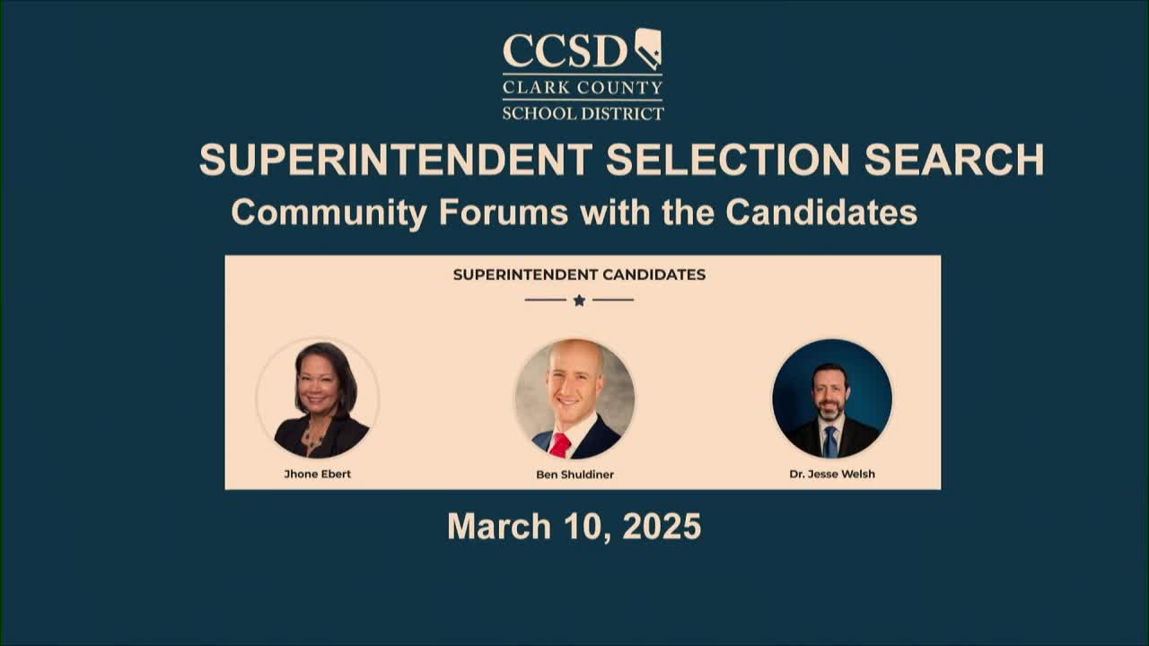 How CCSD superintendent candidates answered your questions