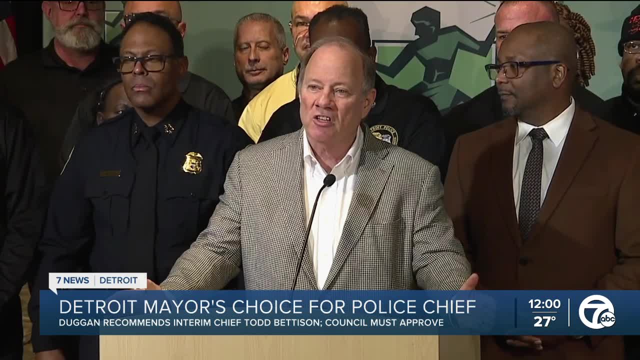 Duggan recommends Todd Bettison be hired as permanent Detroit police chief