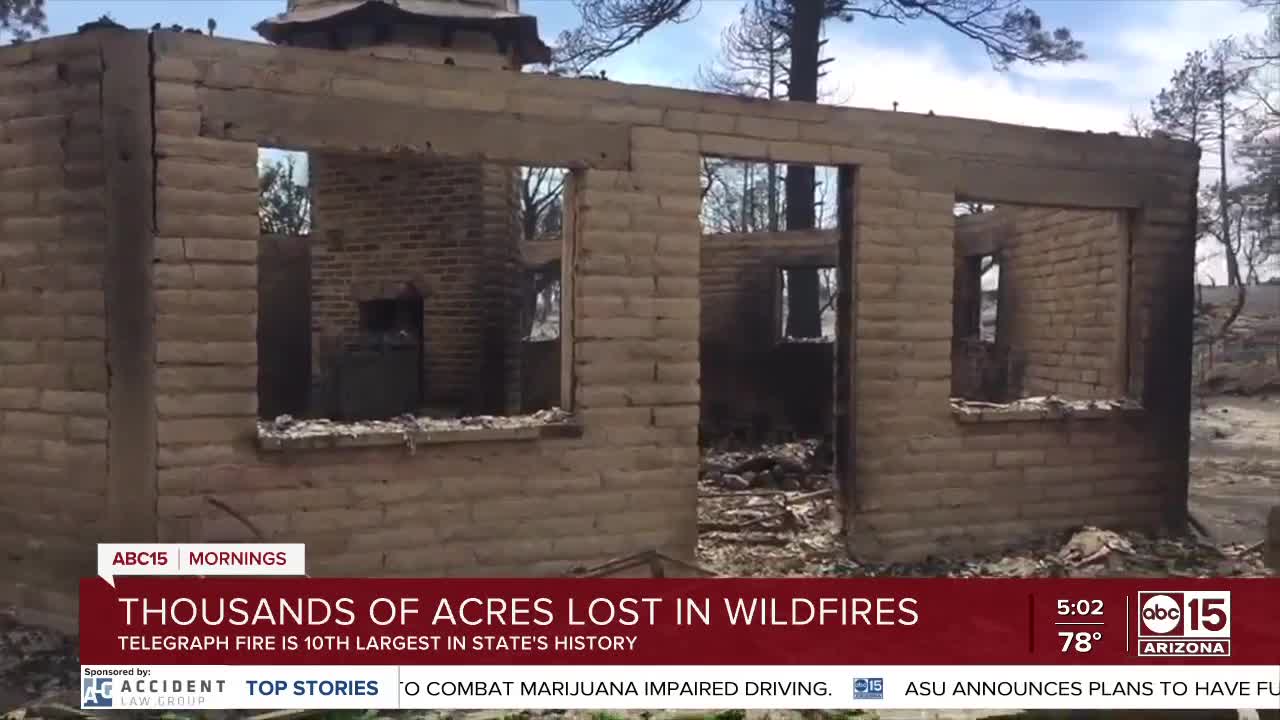 LIVE UPDATES: Containment increasing on Telegraph, Mescal fires