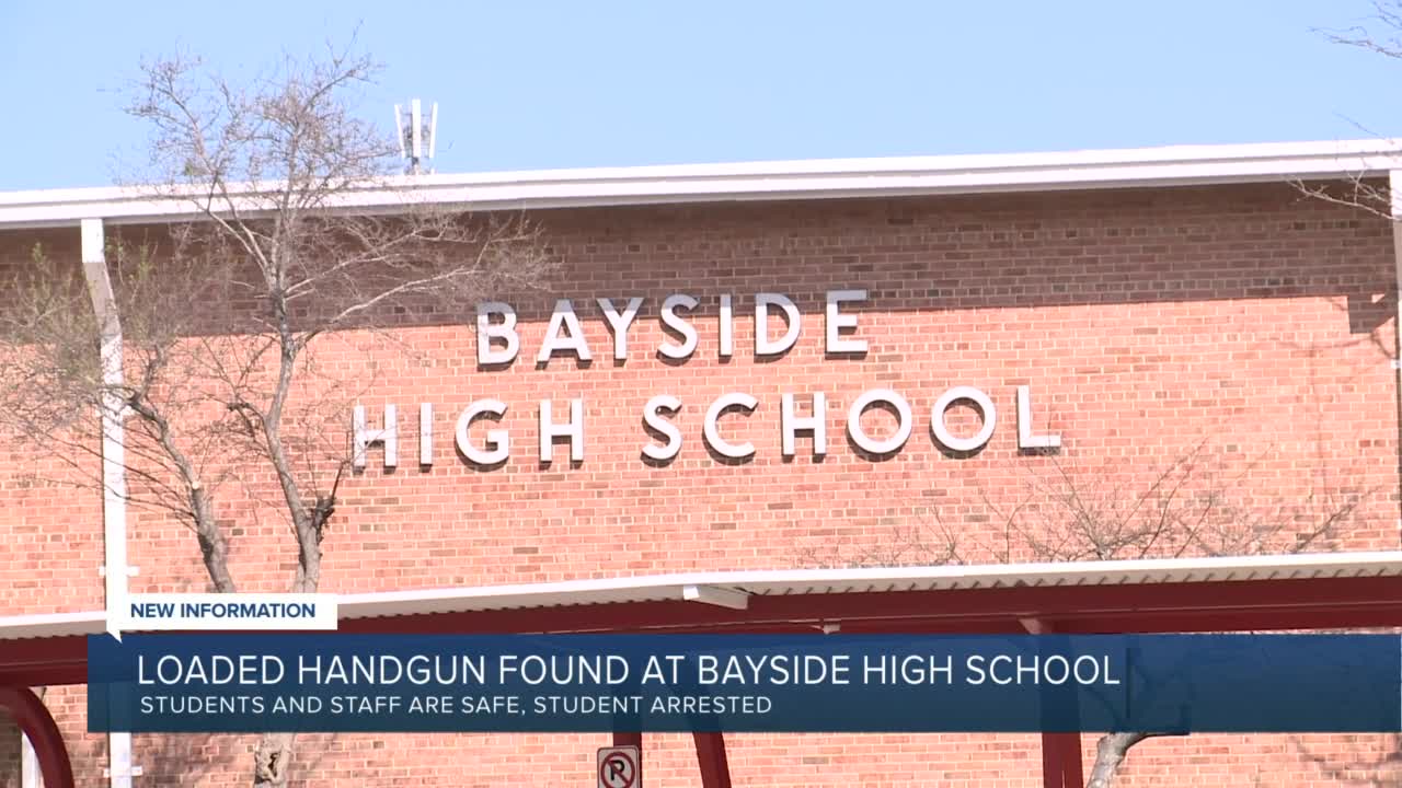 Bayside HS student arrested after gun found in backpack: Officials