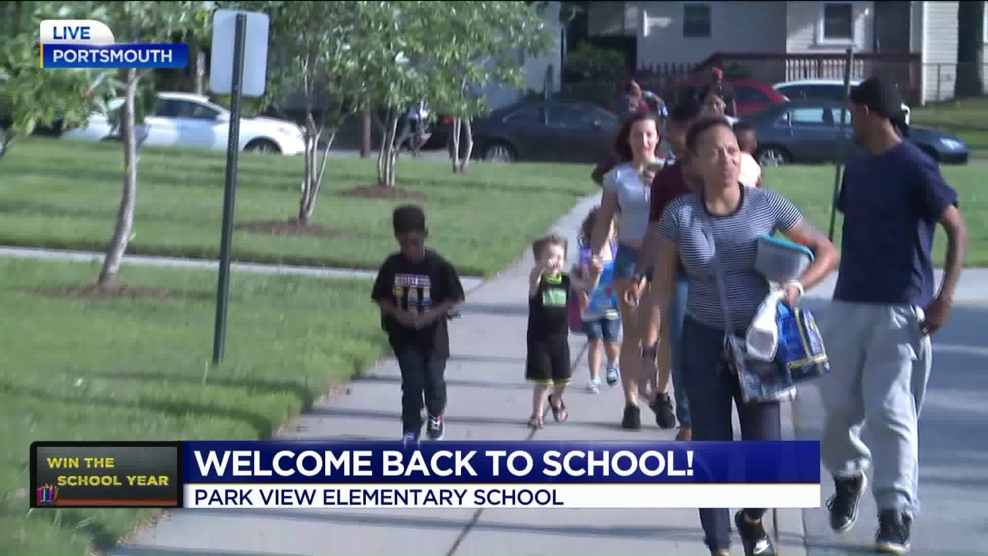 Students get special back-to-school welcome at Park View Elementary