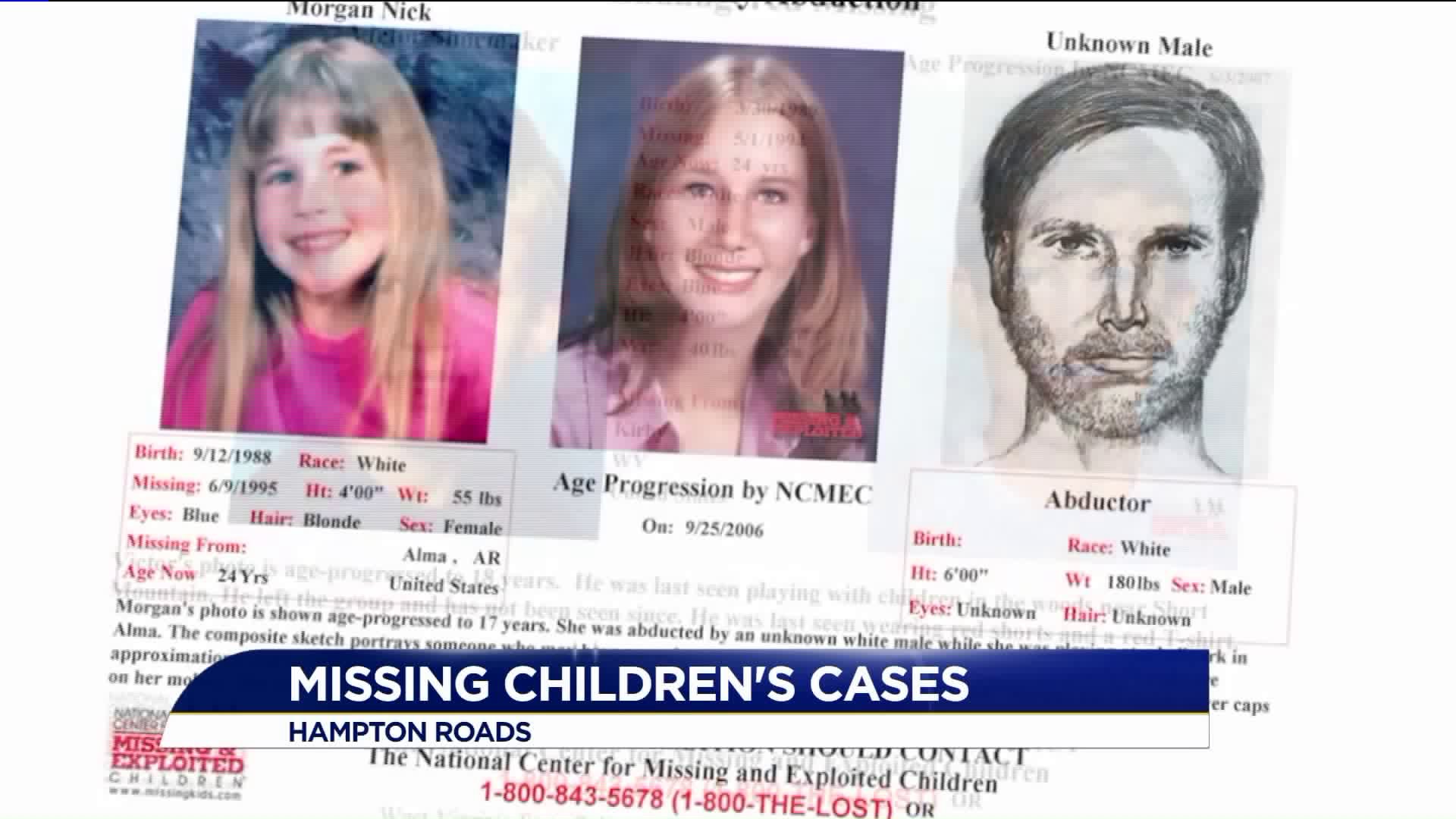 More than 300 missing children cases remain unsolved in Virginia