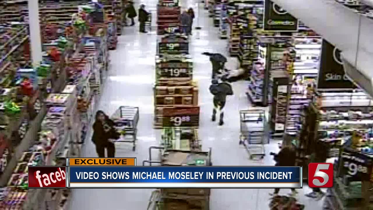 Police: Video shows Mosley attacking woman inside Walmart
