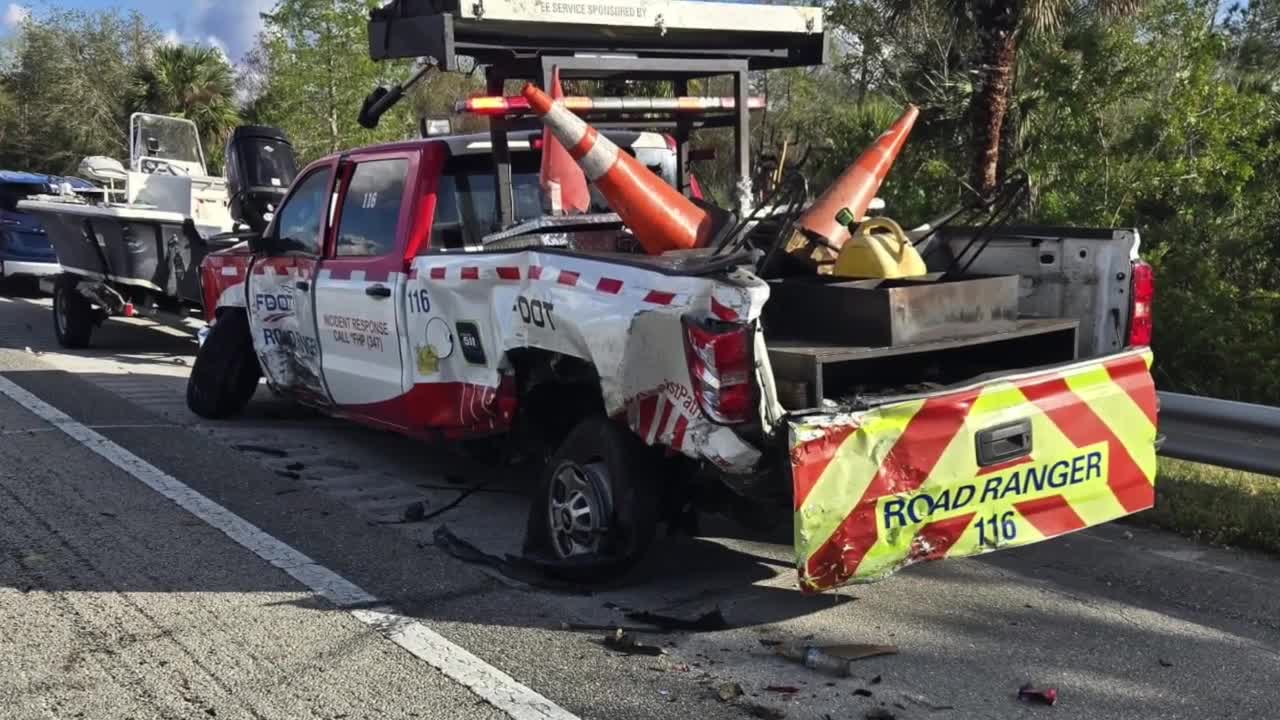 'It was a miracle': FDOT road ranger recounts near-death crash on I-75