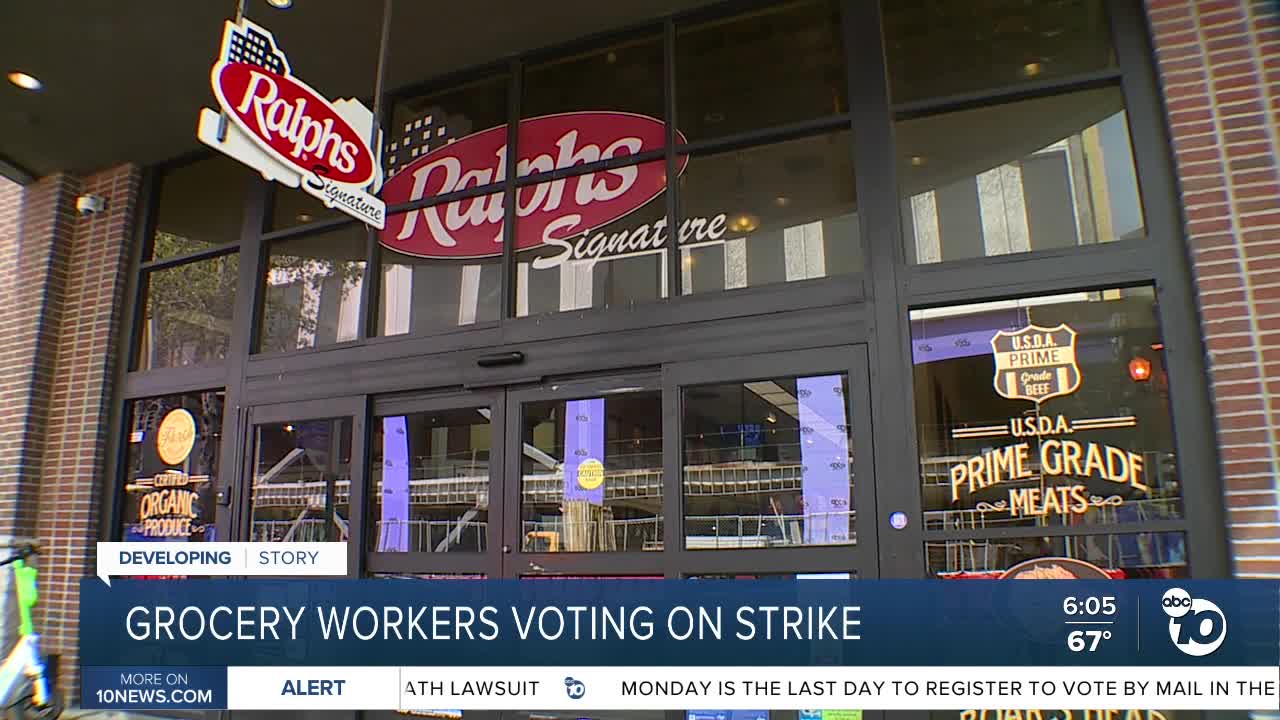 Southern California grocery store workers to vote on potential strike
