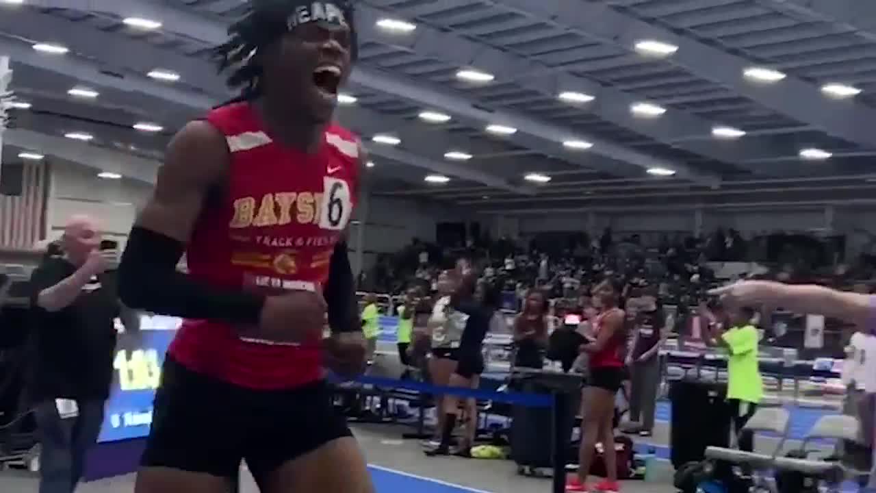 Bayside High's Salvodon breaks 500m dash indoor high school national record