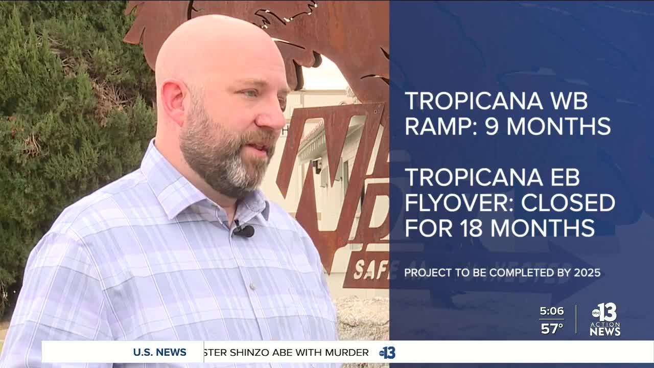 NDOT officials announce updated completion date for Dropicana project